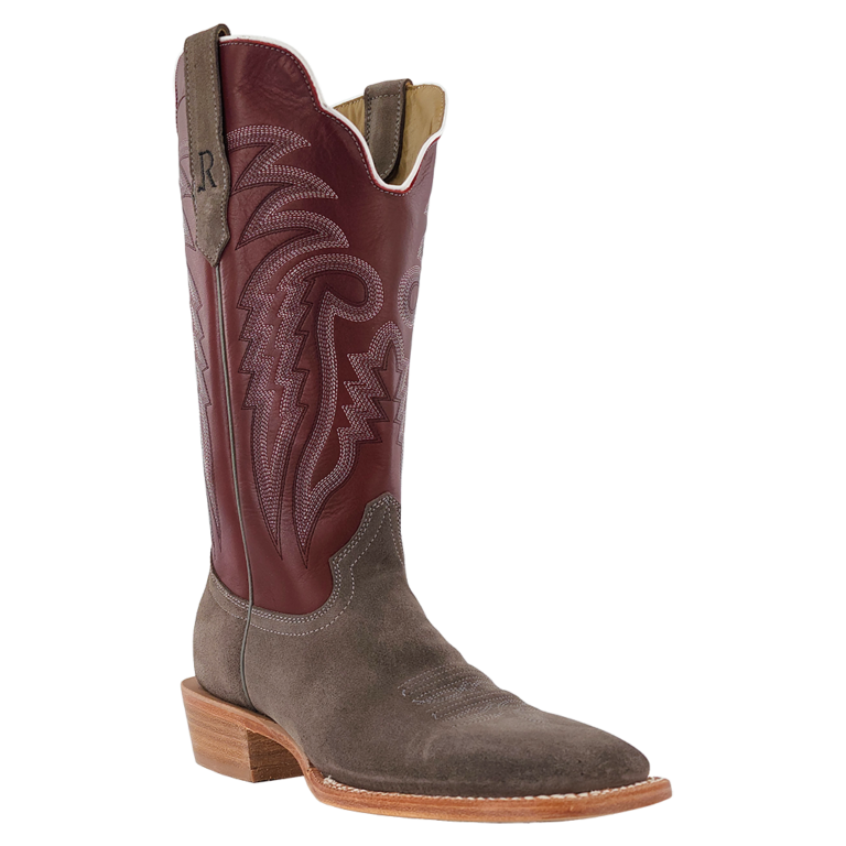 R. Watson Charcoal Rough Out Boots – Mr. Boots, LLC
